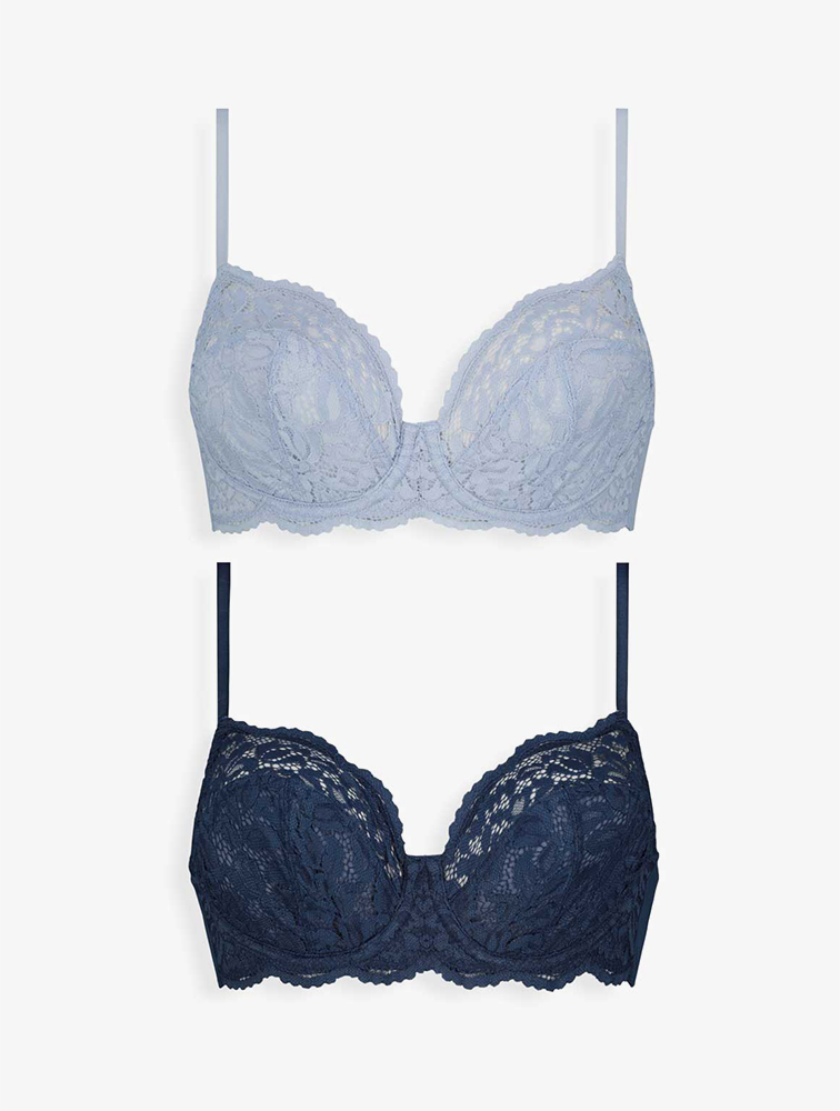 MyRunway | Shop Woolworths Multi Floral Lace Underwire Full Cup Bras 2 ...