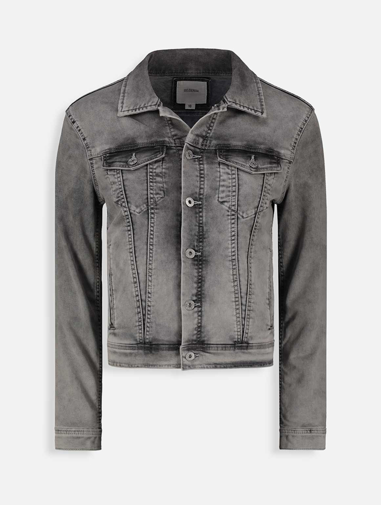 MyRunway | Shop Woolworths Light Grey Super Soft Denim Jacket for Women ...