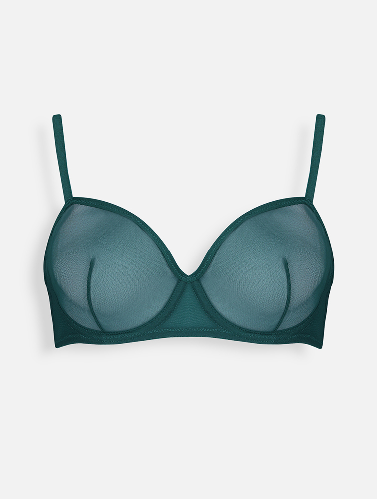 MyRunway | Shop Woolworths Teal Mesh Unpadded Underwire Bra for Women ...