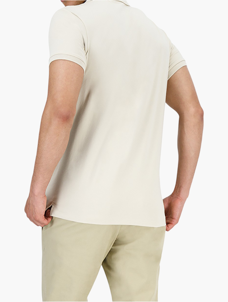 MyRunway | Shop Woolworths Stone StayNew Slim Fit Cotton Stretch Golfer ...