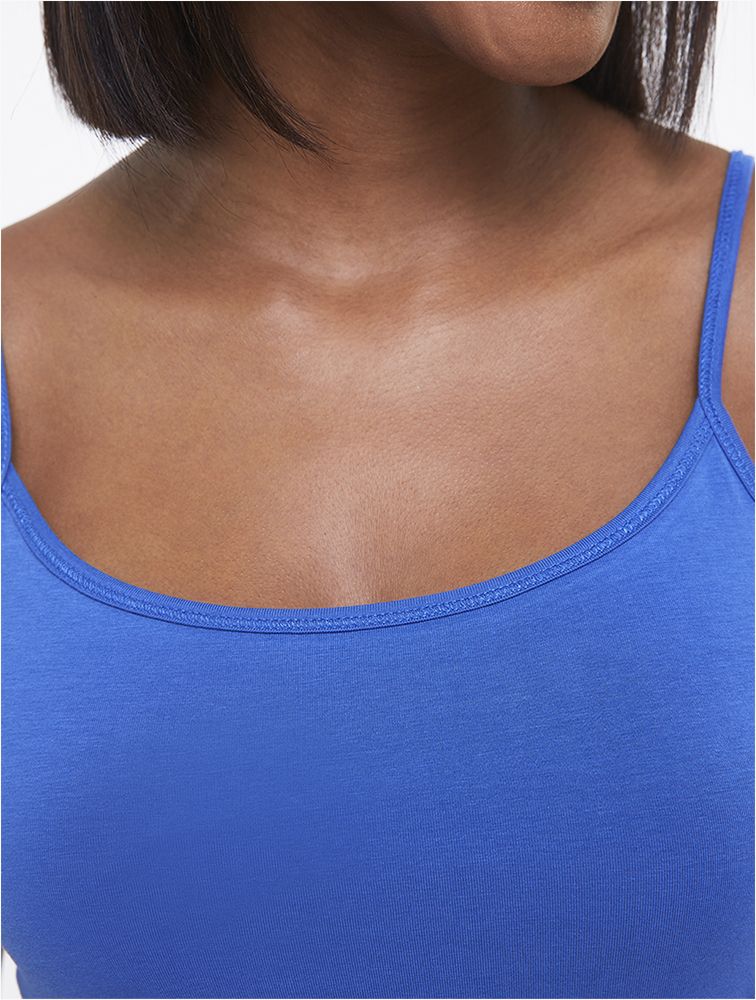 MyRunway | Shop Woolworths Bright Blue StayNew Strappy T-shirt for ...