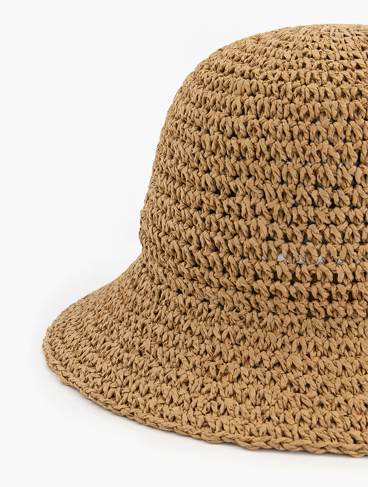 MyRunway | Shop Woolworths Natural Crochet Straw Cloche Hat for Women ...
