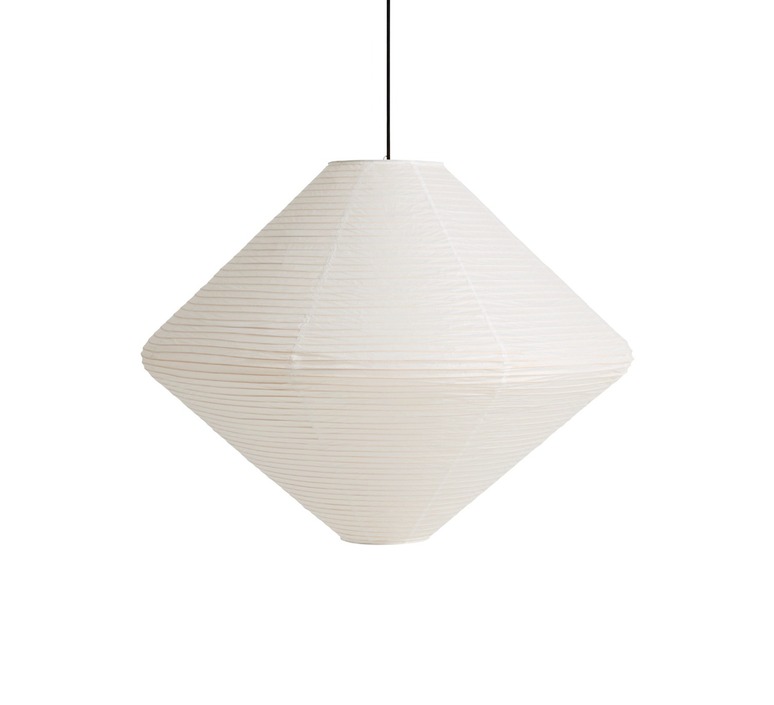 Lampshade, Paper Shade Diamond 80, white, Ø80cm, H63,5cm - HAY - Nedgis ...