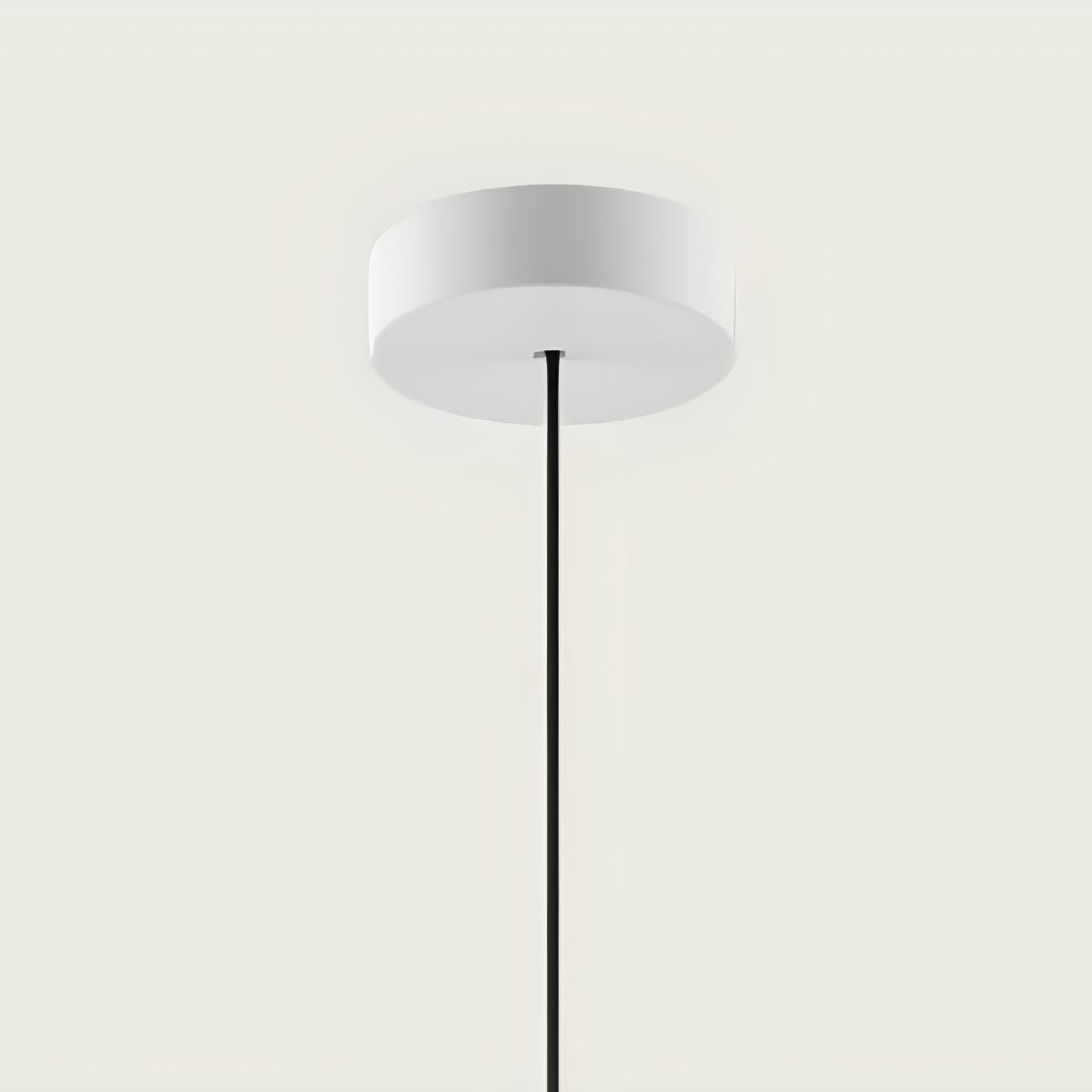 Rosace cylindrique, Single Mini, 9010, blanc mat, Ø9,5cm, H2,6cm - Lodes - Luminaires Nedgis