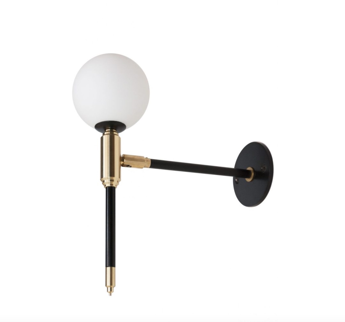 Applique murale, Arlette, noir, L9cm, H27cm - Daniel Gallo - Luminaires Nedgis