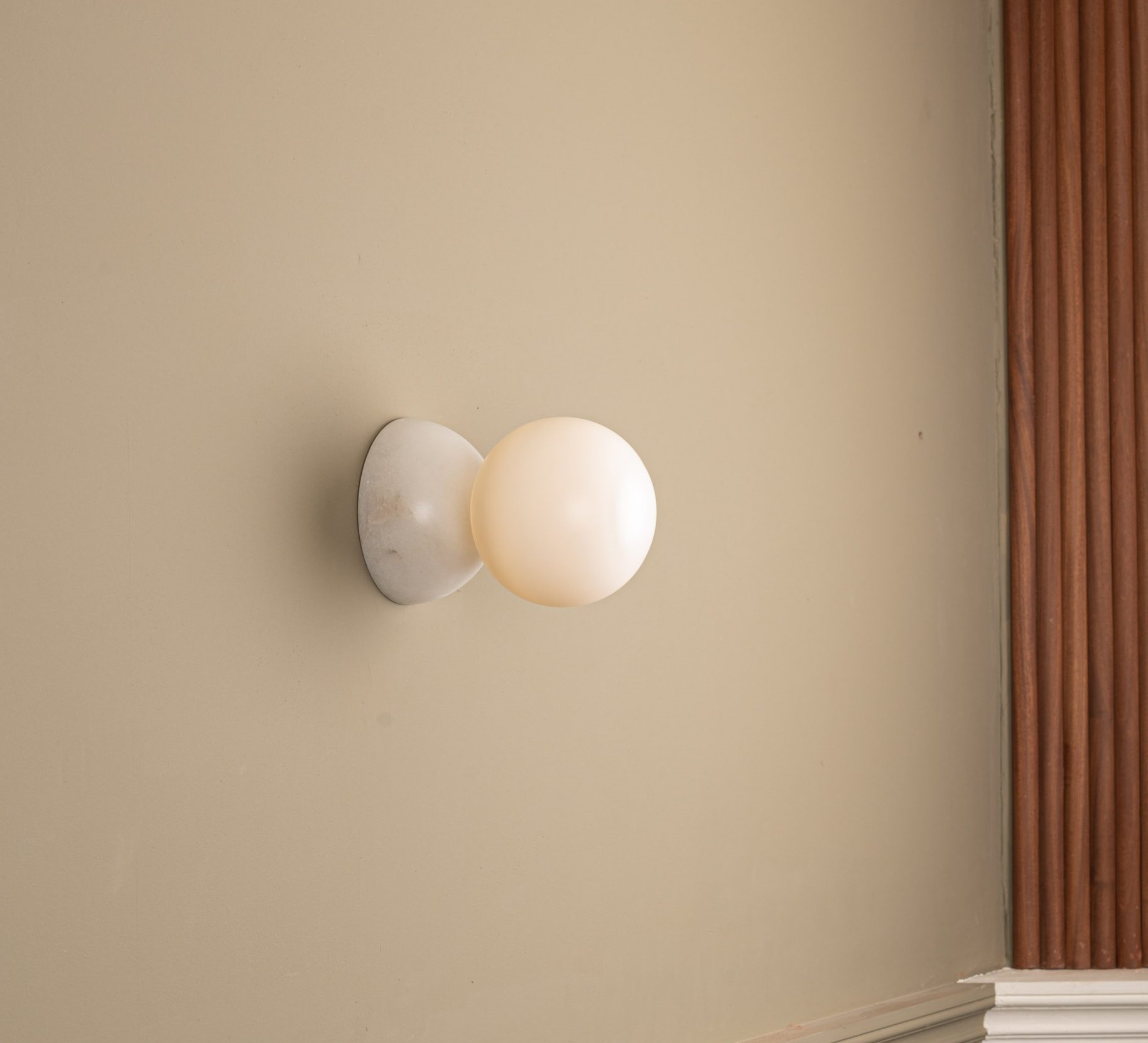 Applique murale, Eklipso, Albâtre, L14cm, H14cm - Simone & Marcel ...