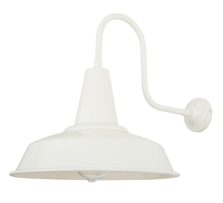 Wall lamp, Hex, white, L30.5cm, H33cm - Mullan Lighting - Nedgis Lighting