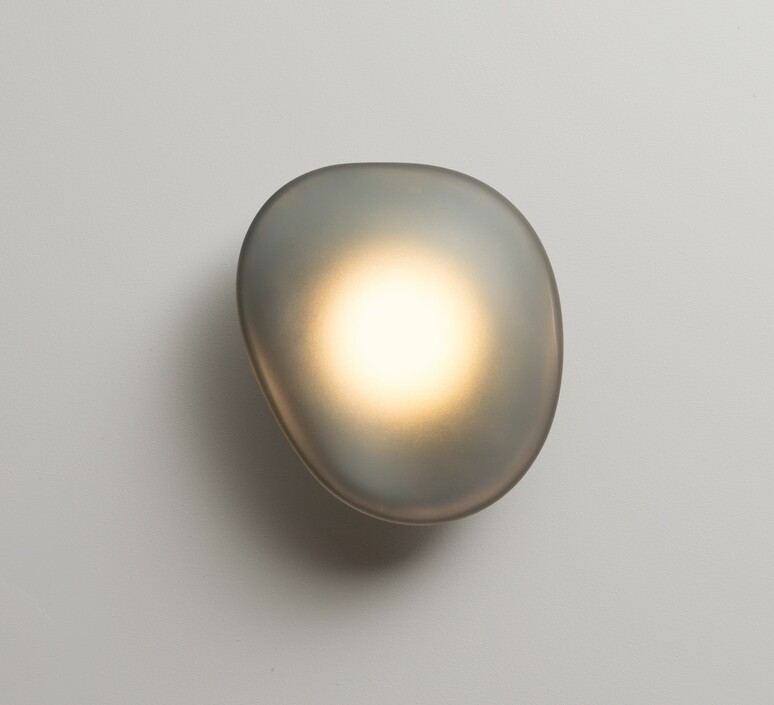 Wall light, Pebble C Slate, blue gray, LED dimmable, DALI, 2700K ...