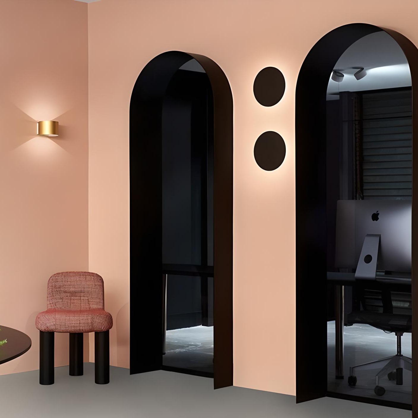 Applique murale, Ray Wall 2.0, or, LED, dim, 2700K, 880 lm, Ø15cm, H10cm - Wever&Ducré ...