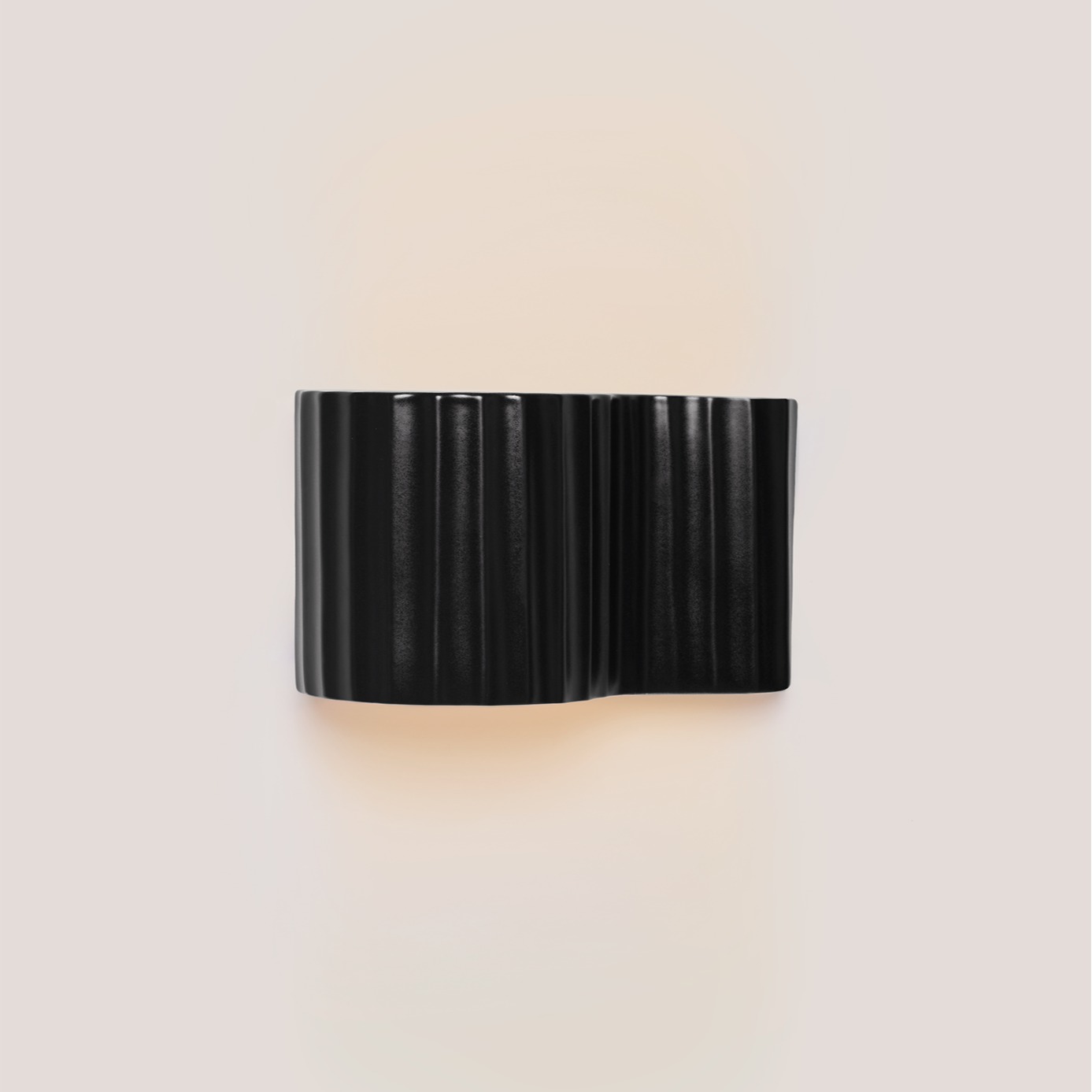 Applique murale, Rippo, noir, L22cm, H12,6cm - Lobo Atelier ...