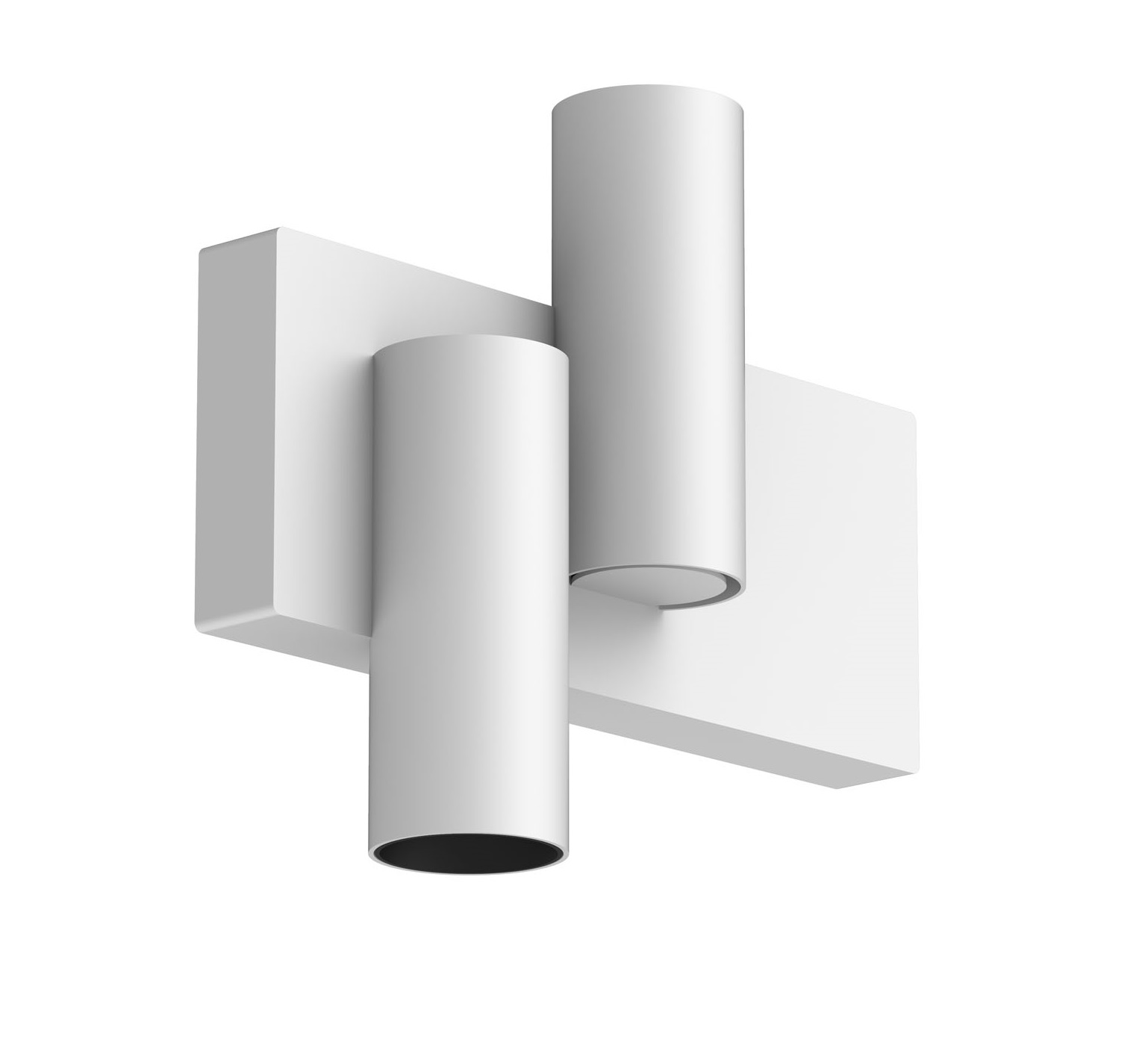 Wall light, Tektus 45 Wall Cross, 51°, Non dimmable, white, LED, 2700K, 772 lm, Ø4,5cm, H11,4cm ...