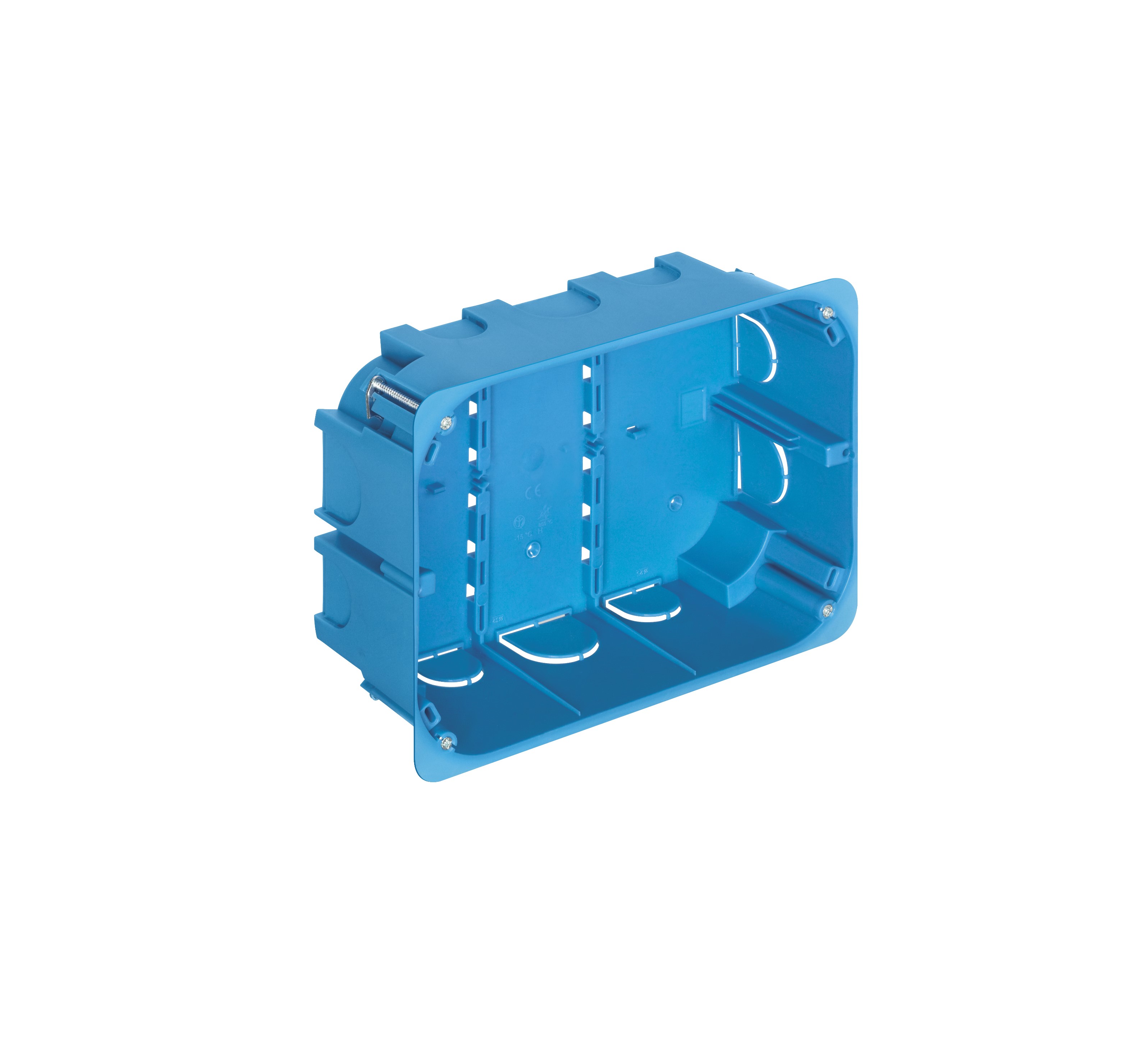 Flush mounting box, Italian format, Rectangle, 12/14 modules, Drywall ...