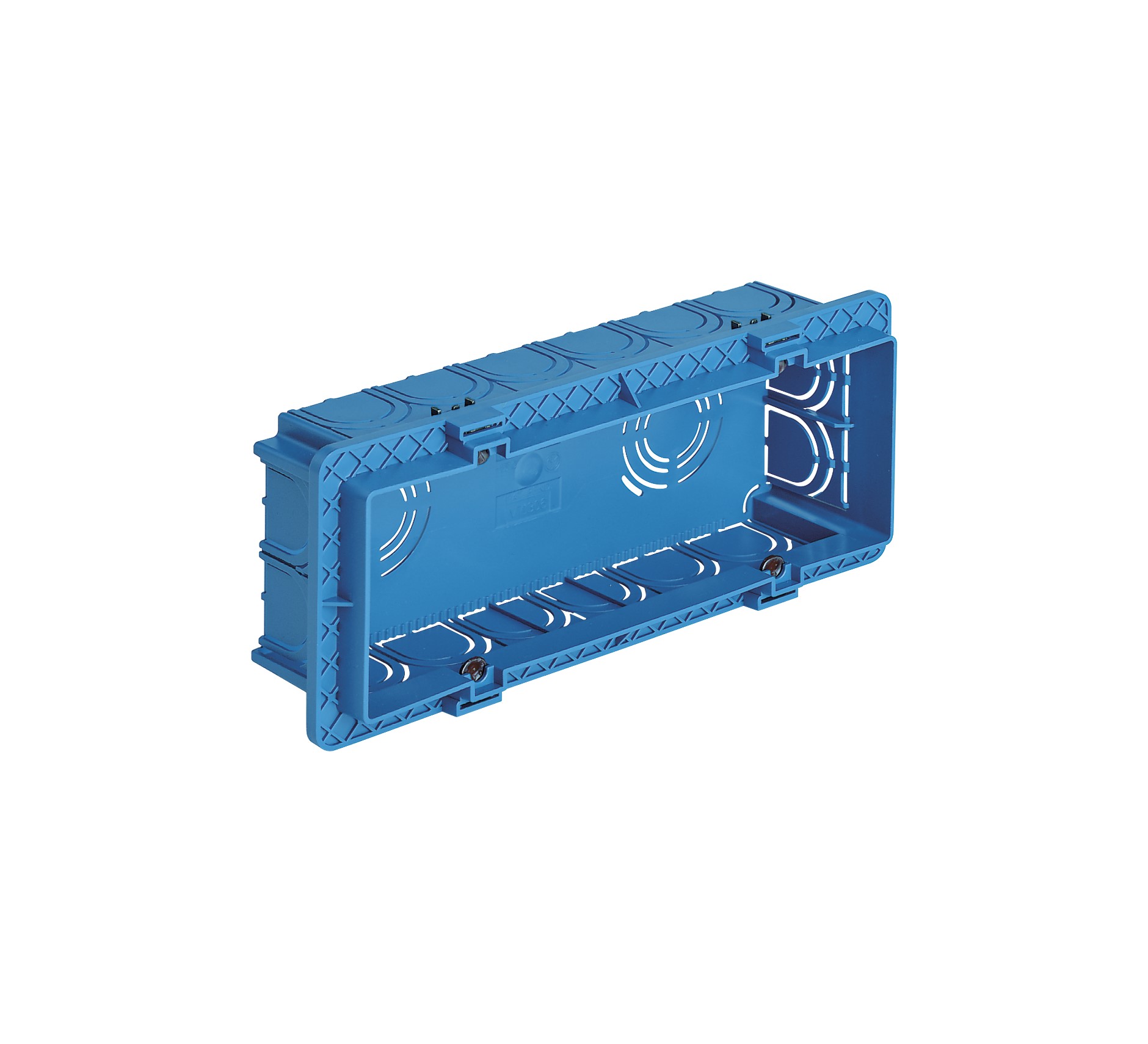 Flush mounting box, Italian format, Rectangle, 6/7 modules, Masonry ...