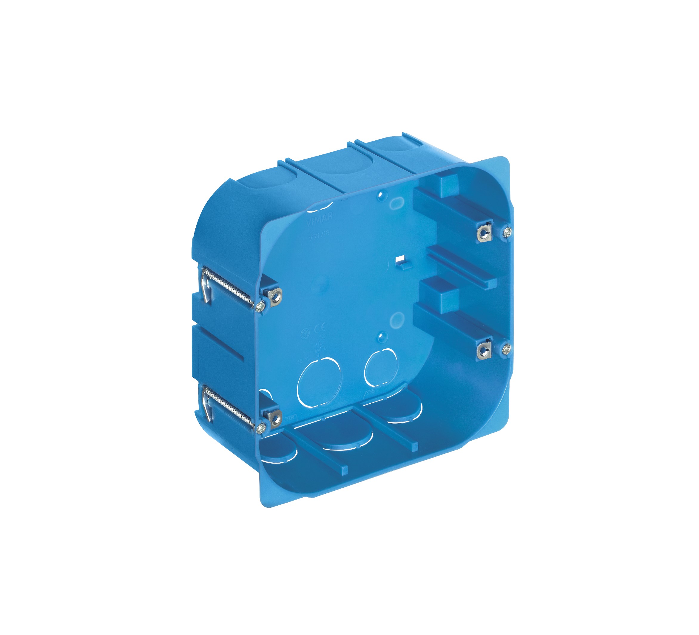 Flush mounting box, Italian format, Rectangle, 8 modules, Drywall, Azur ...