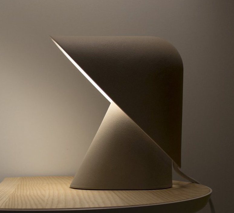 Table lamp, K lamp, grey, LED, dim, L19,5cm, H24cm - Vitamin - Nedgis ...