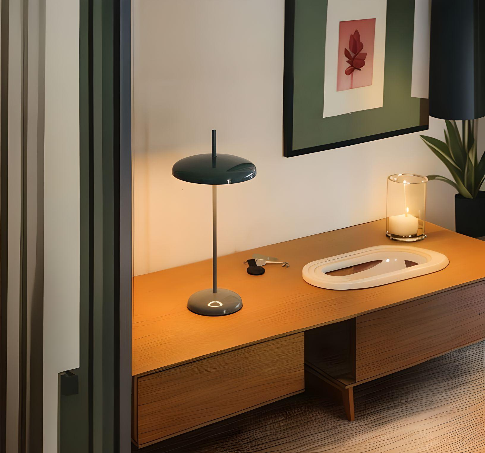 Lampe, Baladeuse, Porte, bleu gris, IP43, LED, dim, 2300-2700-3000K ...