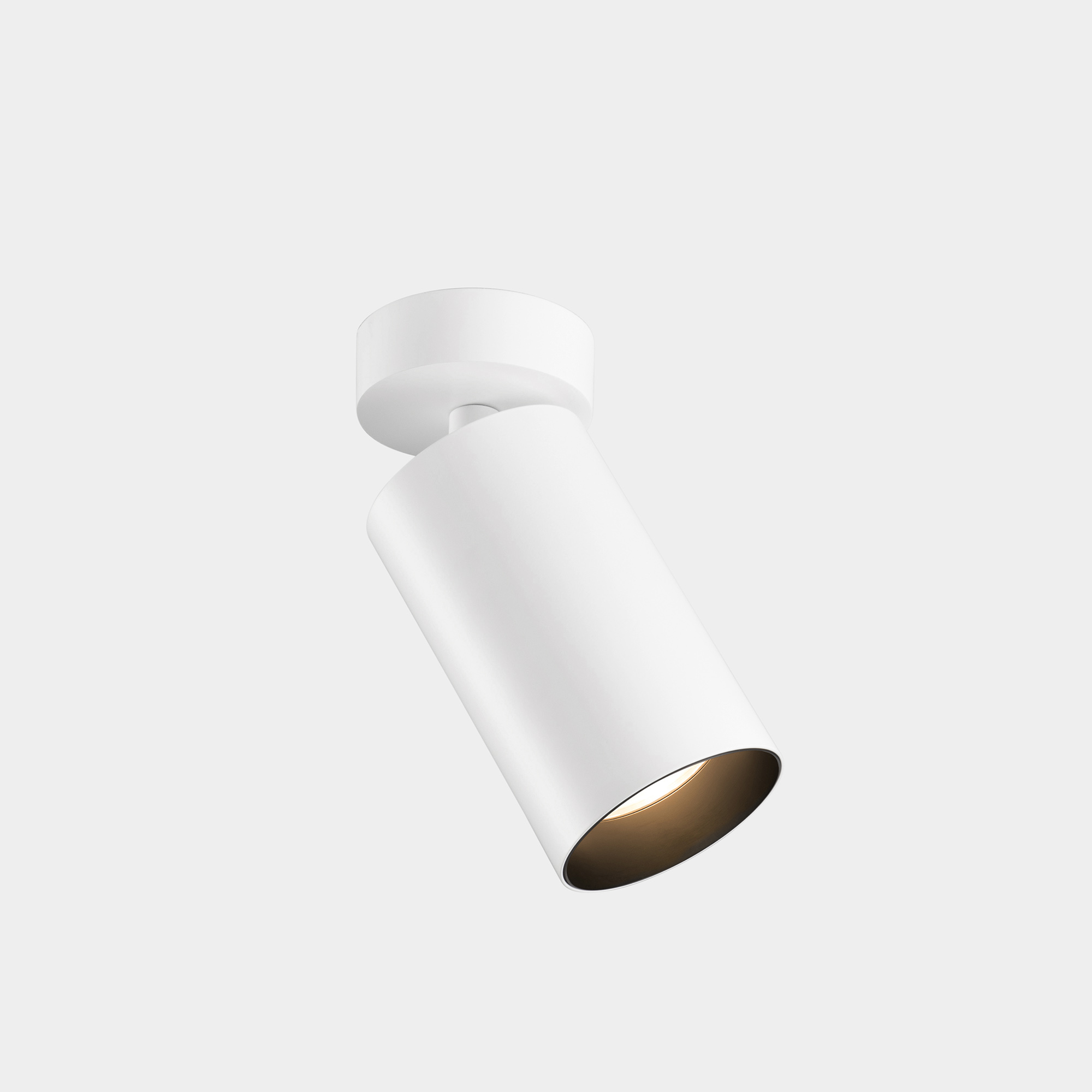 Plafonnier, Atom Surface, blanc, IP43, LED, 2700K, 1634 lm, Ø7,5cm, H15 ...