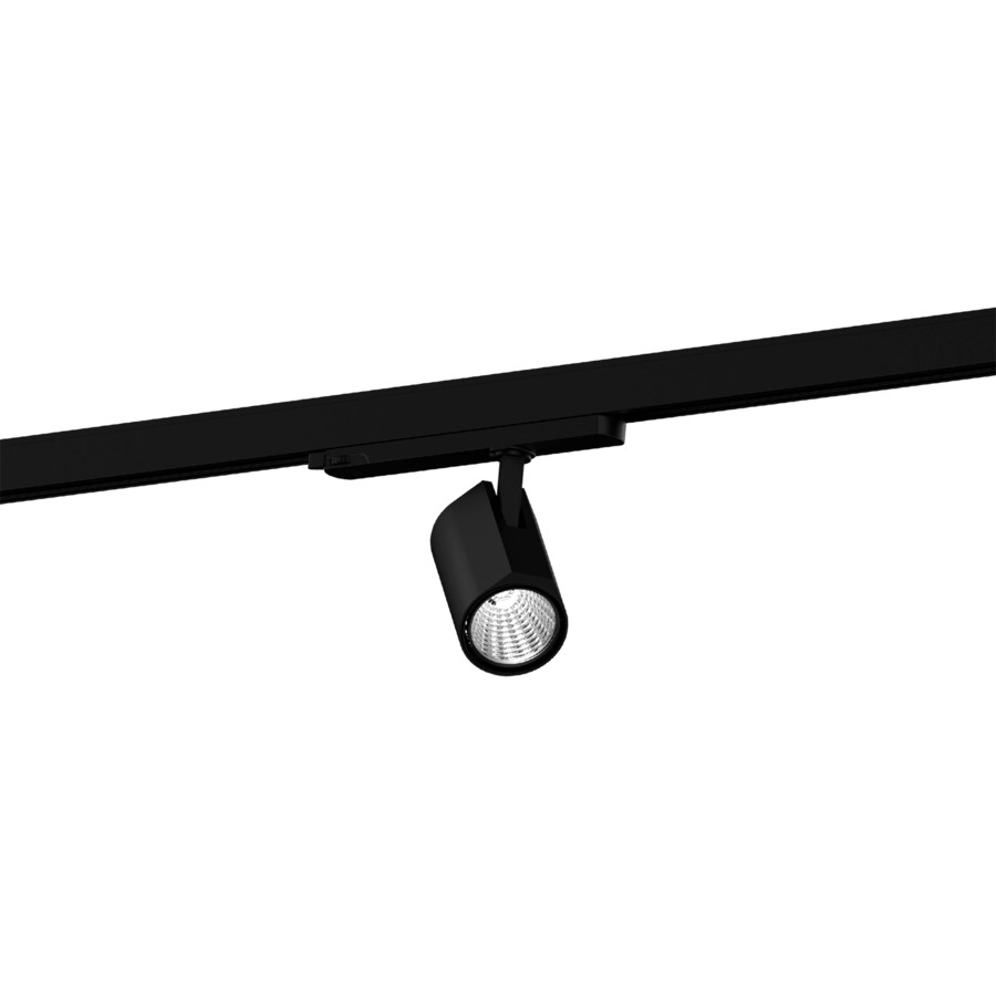 Ceiling light, Ceno Fort on track 1.0, matt black, LED, 3000K, 2810 lm ...