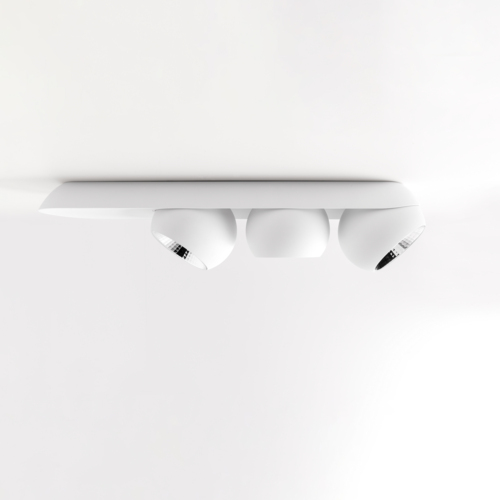 Ceiling light, Marbul Surface Adjustable 109 3x, white, LED, dim, 2700K ...