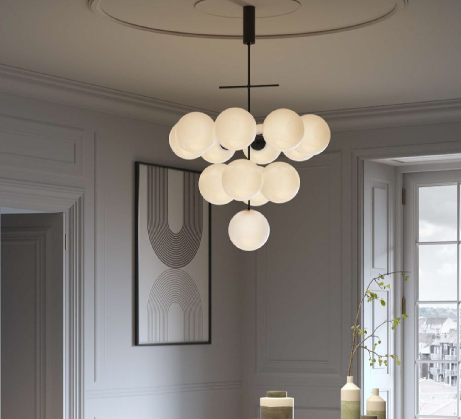 planets ceiling light