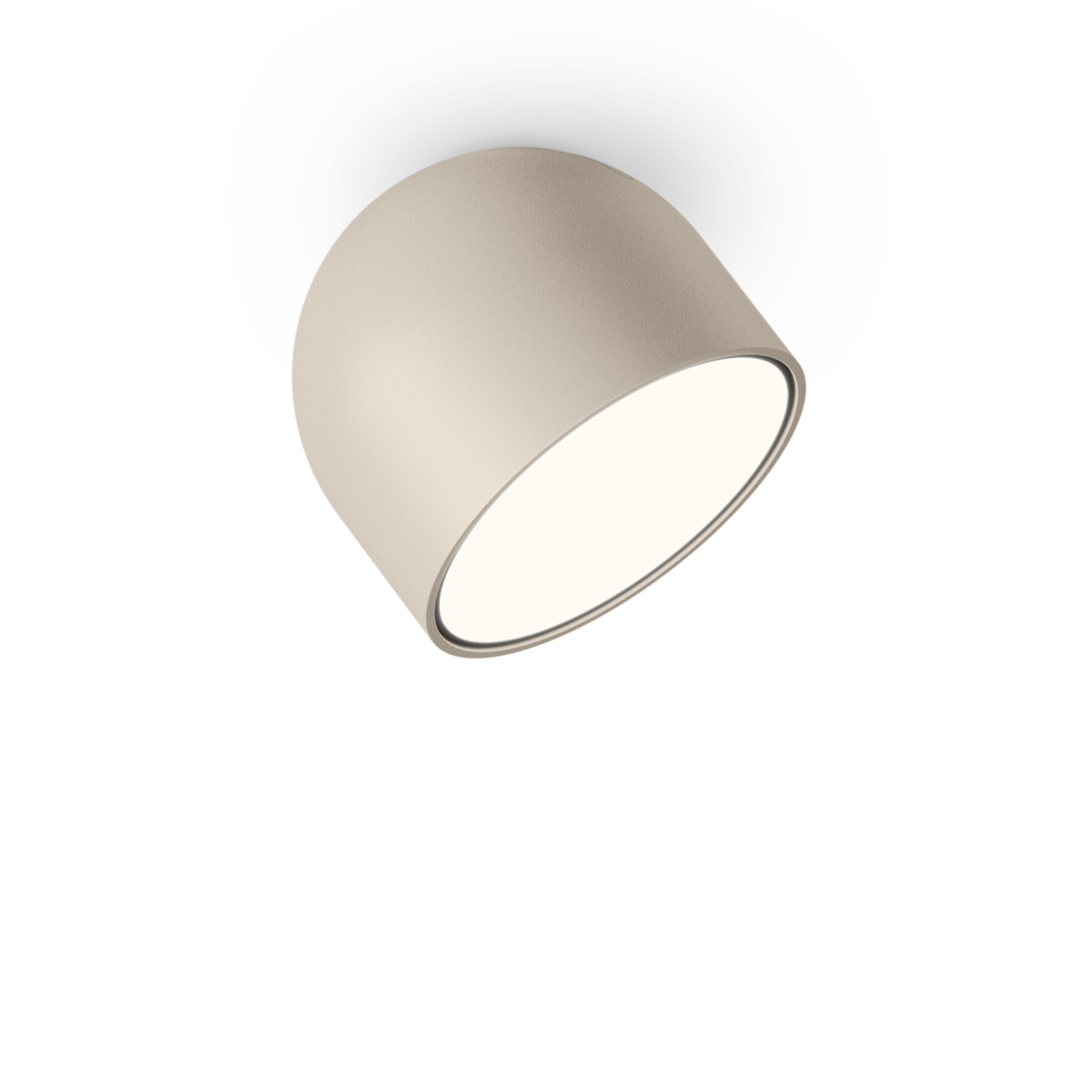 Ceiling light, Plusminus solo 6333, beige, LED, dim, 3000K, 491 lm, Ø10cm, H9cm - Vibia - Nedgis ...