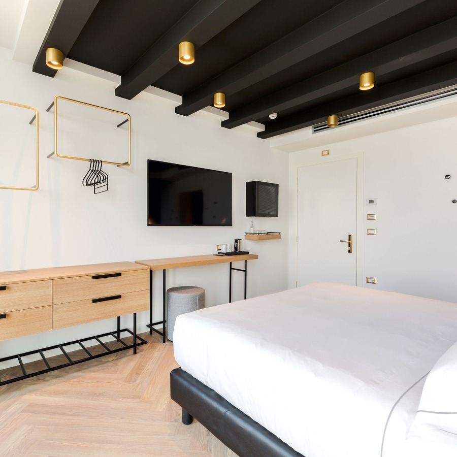 Plafonnier, Ray 1.0, laiton, LED, dim, 2000-3000K, 470 lm, Ø11,4cm ...