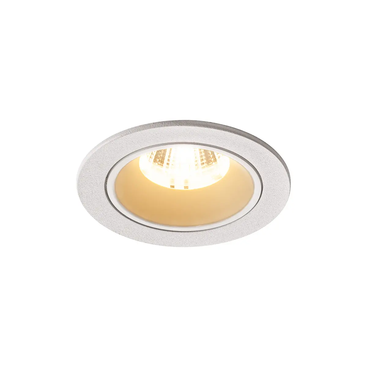 Spot encastrable, Numinos S, blanc, LED, 3000K, 730 lm, Ø8cm, H5,2cm ...