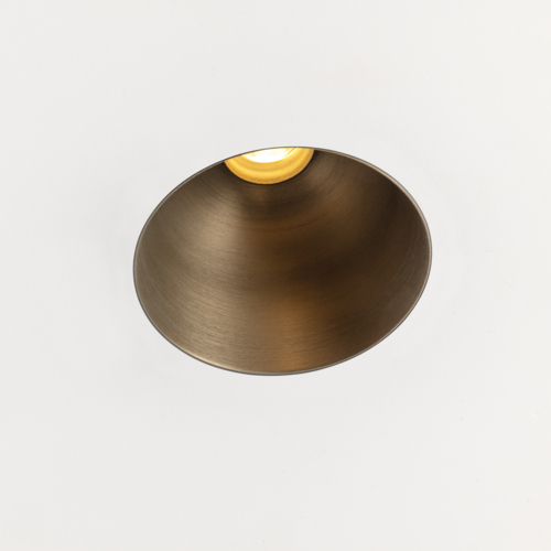 Recessed spotlight, Thimble Recessed Trimless 70 1x, bronze, IP55, LED ...