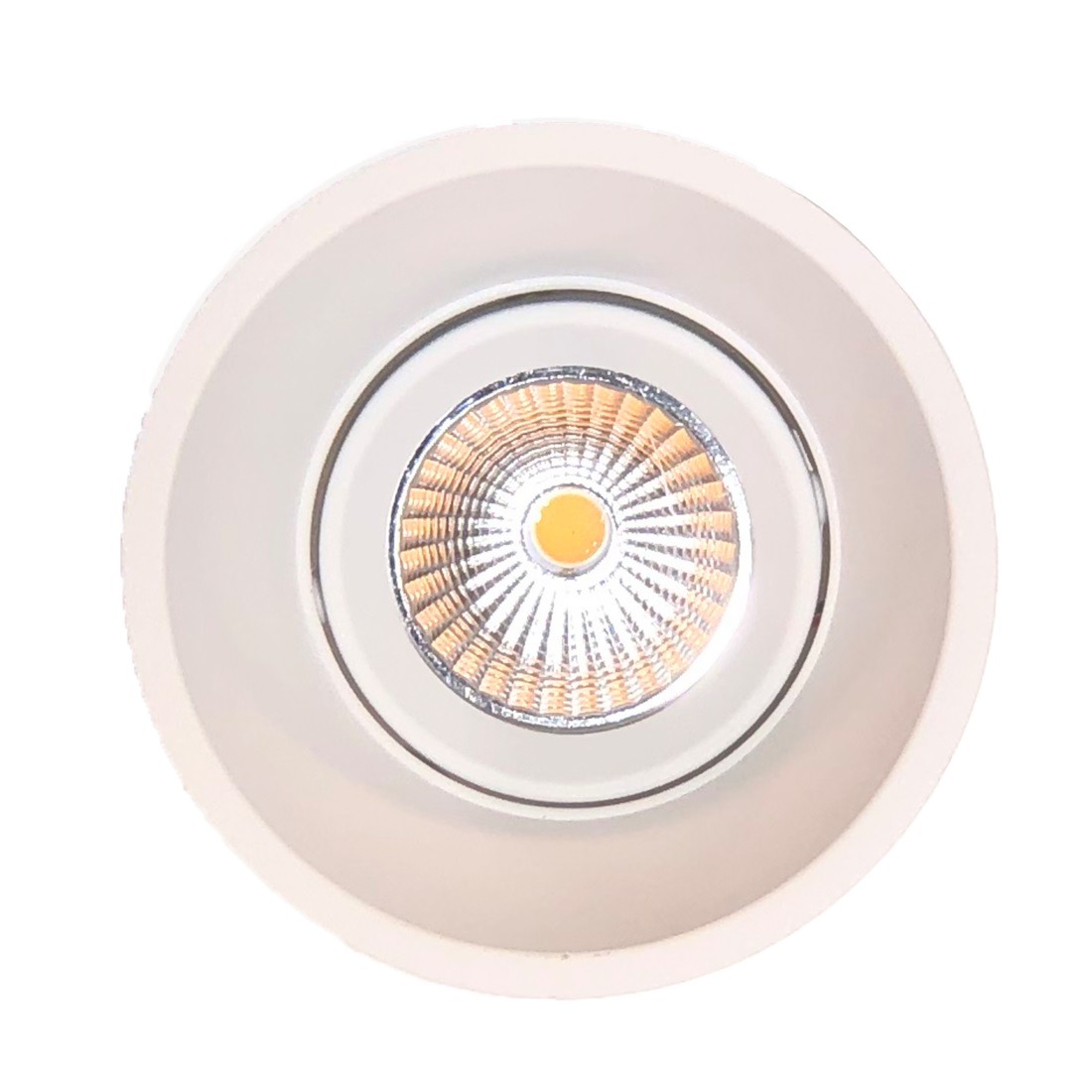 Spot encastrable, Tolva M, blanc, LED, dim, 4000K, 780 lm, Ø9cm, H9,3cm ...