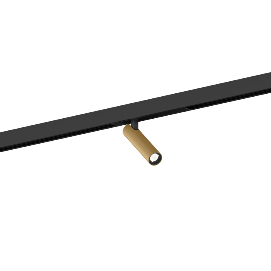 Spot, Match on Strex 1.0, noir, champagne, LED, dim, 3000K, 560 lm, L17 ...