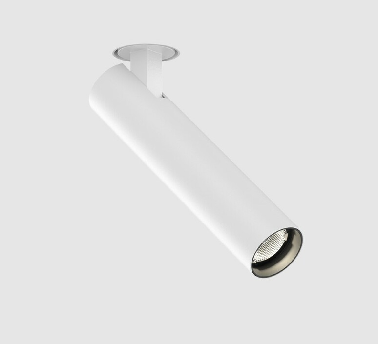 Semi-recessed spotlight, Match Trimless 1.0, white, LED, dim, 2700K ...