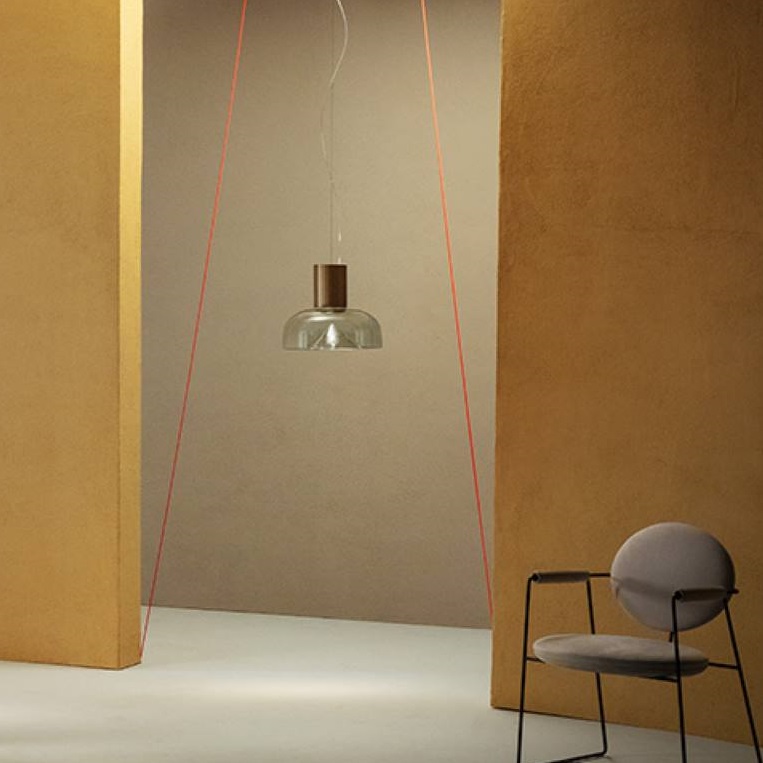 Suspension, Aella S 54 L , bronze, LED, dim, 2700K, 3808 lm, Ø54cm, H46 ...