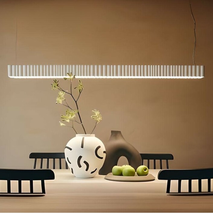 Suspension, Calipso Linear, blanc, LED, dim, 3000K, 4800 lm, L121cm, H7 ...