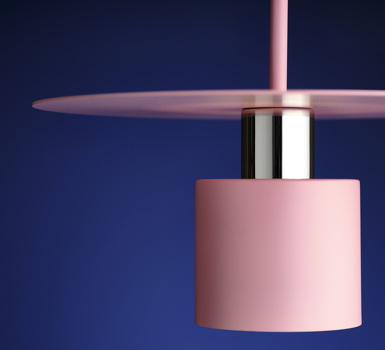 Suspension, Kolorit, rose chewing-gum, Ø34cm, H24cm - Frandsen ...