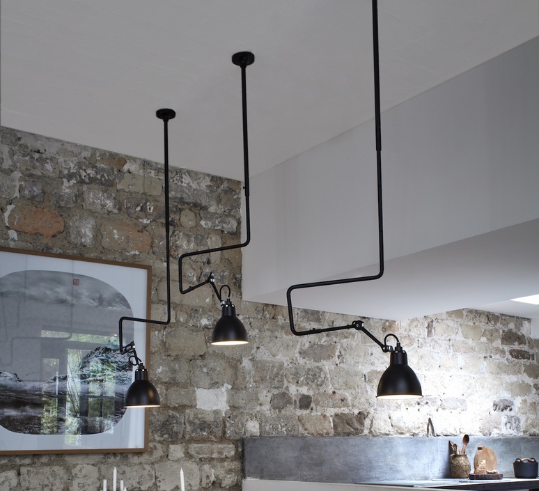 Pendant light, Lamp gars N°312 L, black, Ø36cm, H87,5cm - DCW EDITIONS - Nedgis Lighting