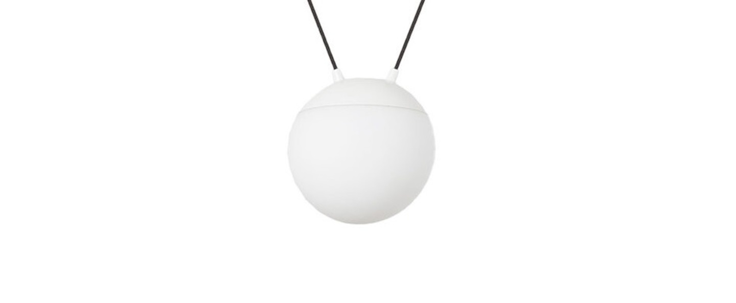 Suspension Mine Glass Space Blanc Ø185cm H10cm Faro Luminaires