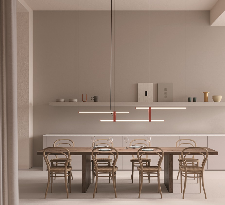 Pendant, Paralela Horizontal, Model 11, driver and rose included, Earth ...