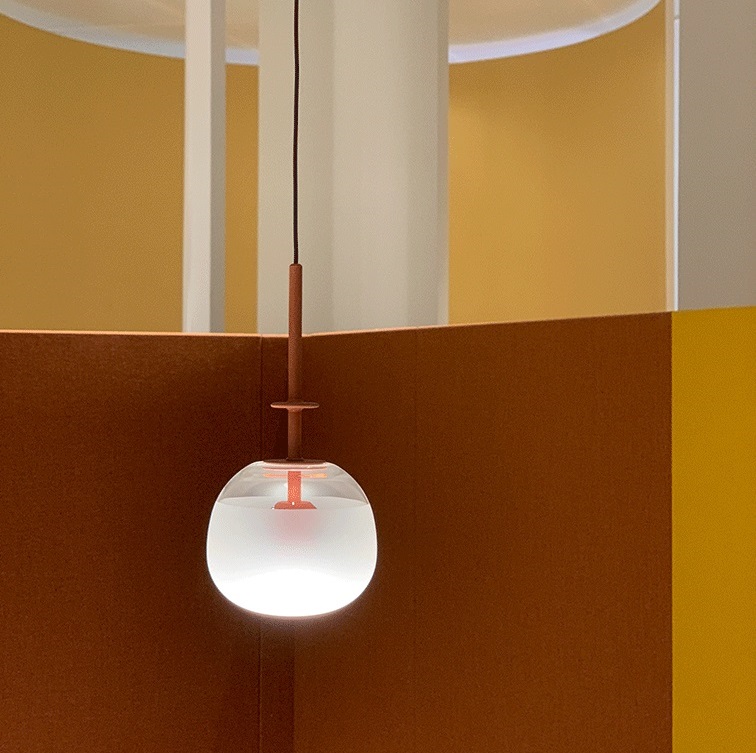 Suspension, Tempo 5772, terracotta, LED, 2700K, 300lm, Ø13cm, H26,8cm - Vibia - Luminaires Nedgis