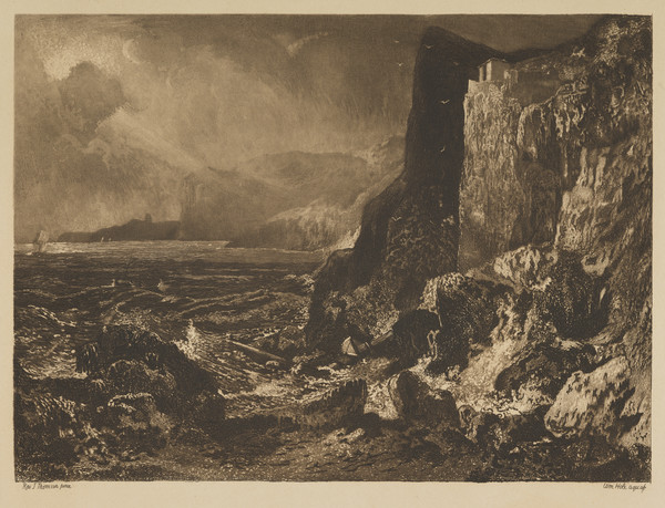 The Celebrated Fortress of Fast Castle by William Brassey Hole ...