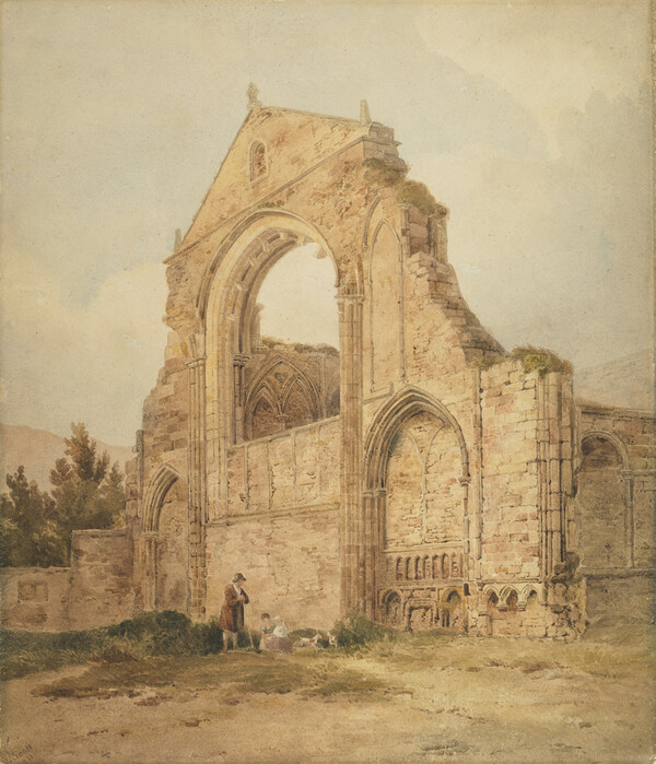 Ruins of Holyrood Chapel by William Henry Stothard Scott | National ...