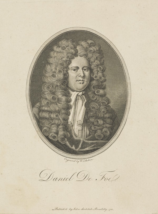 Daniel Defoe, c.1661 - 1731. Political writer and novelist by W ...