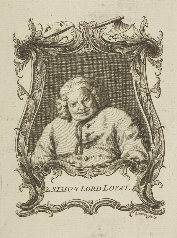 Simon Fraser, Lord Lovat, c 1667 - 1747. Jacobite by Francois-Germain Aliamet | National ...