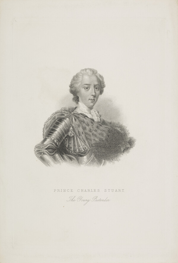 Prince Charles Edward Stuart, 1720 - 1788. Eldest son of Prince James ...