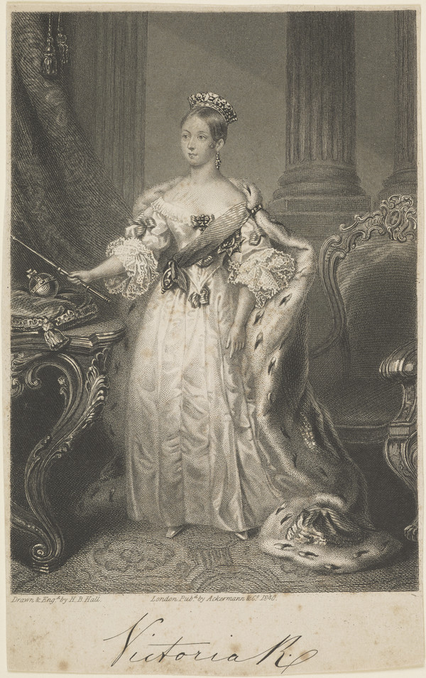 Queen Victoria, 1819 - 1901. Reigned 1837 - 1901 by H.B. Hall ...