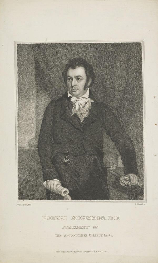 Robert Morrison, 1782 - 1834. Missionary in China by Thomas Blood ...