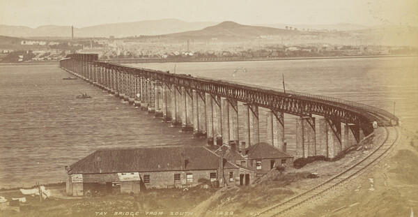 Tay Bridge From The South by James Valentine | National Galleries of ...