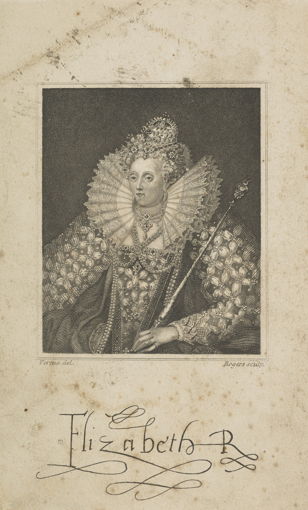 Elizabeth, Queen of England, 1533 - 1603. Reigned 1558 - 1603 by ...
