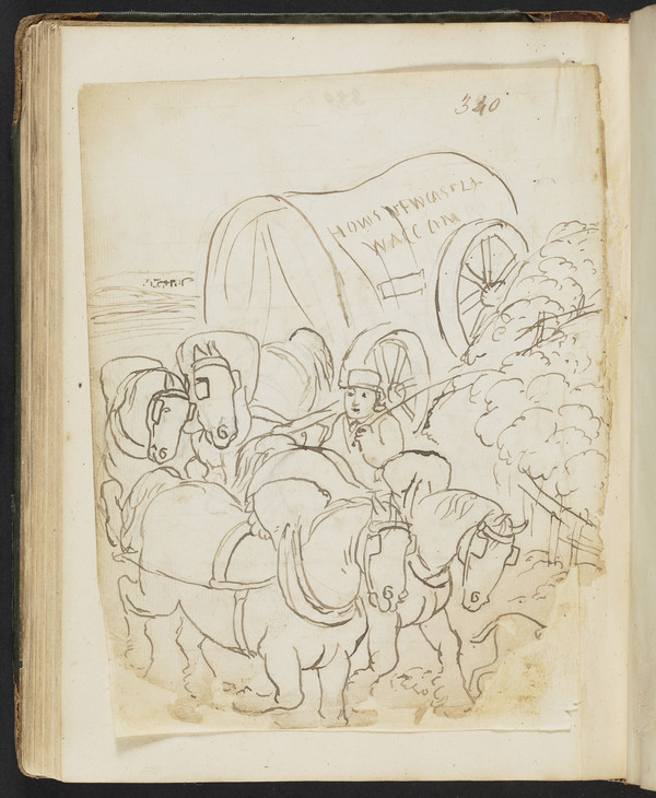 Man with horses and wagon by James Howe | National Galleries of Scotland