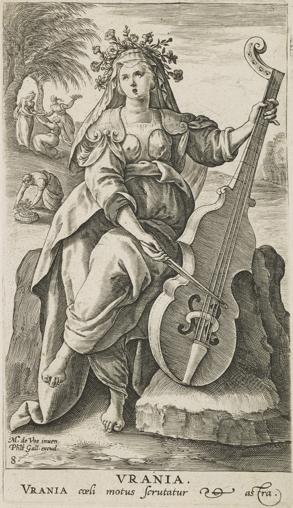 Urania. Plate 8 of ‘The Muses’ by Anonymous | National Galleries of Scotland