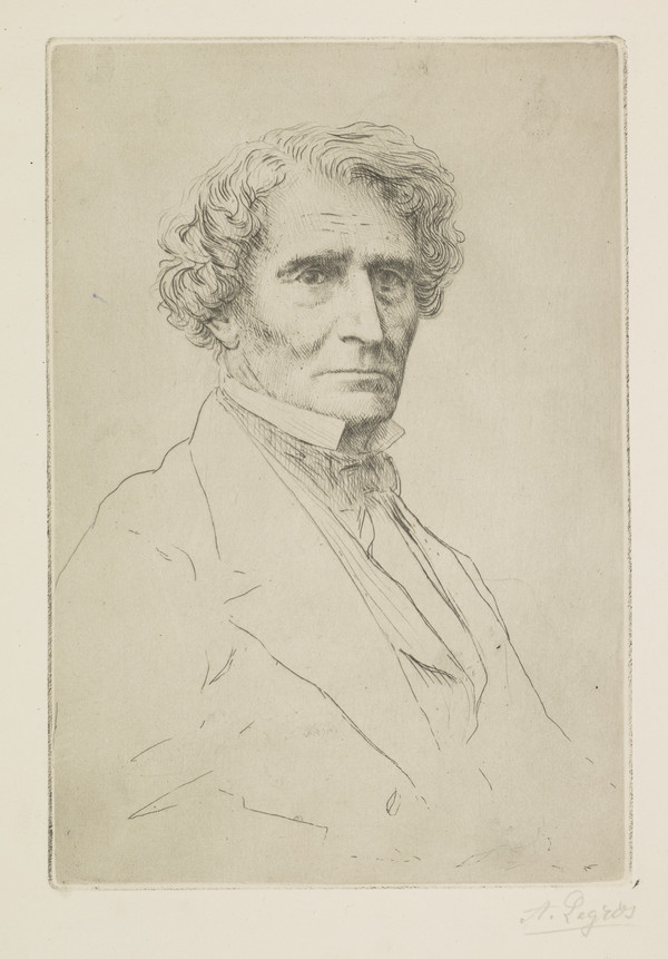 Portrait of Hector Berlioz by Alphonse Legros | National Galleries of Scotland